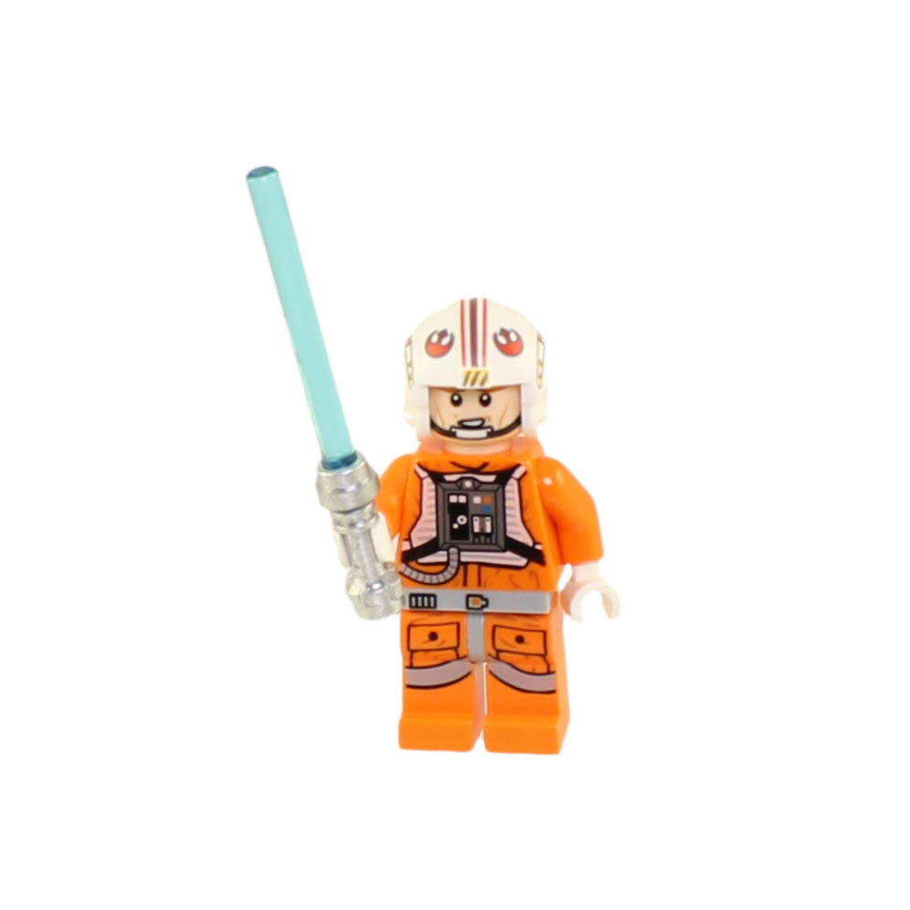LEGO Minifigure - Star Wars - LUKE SKYWALKER w/ Lightsaber (Pilot ...