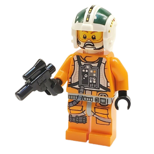 LEGO Minifigure - Star Wars - WEDGE ANTILLES w/ Blaster Pistol (Mint ...