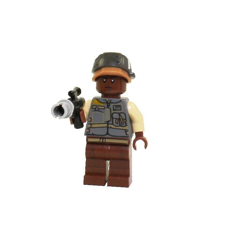 LEGO Minifigure - Star Wars - LIEUTENANT SEFLA (Rebel Trooper) w ...