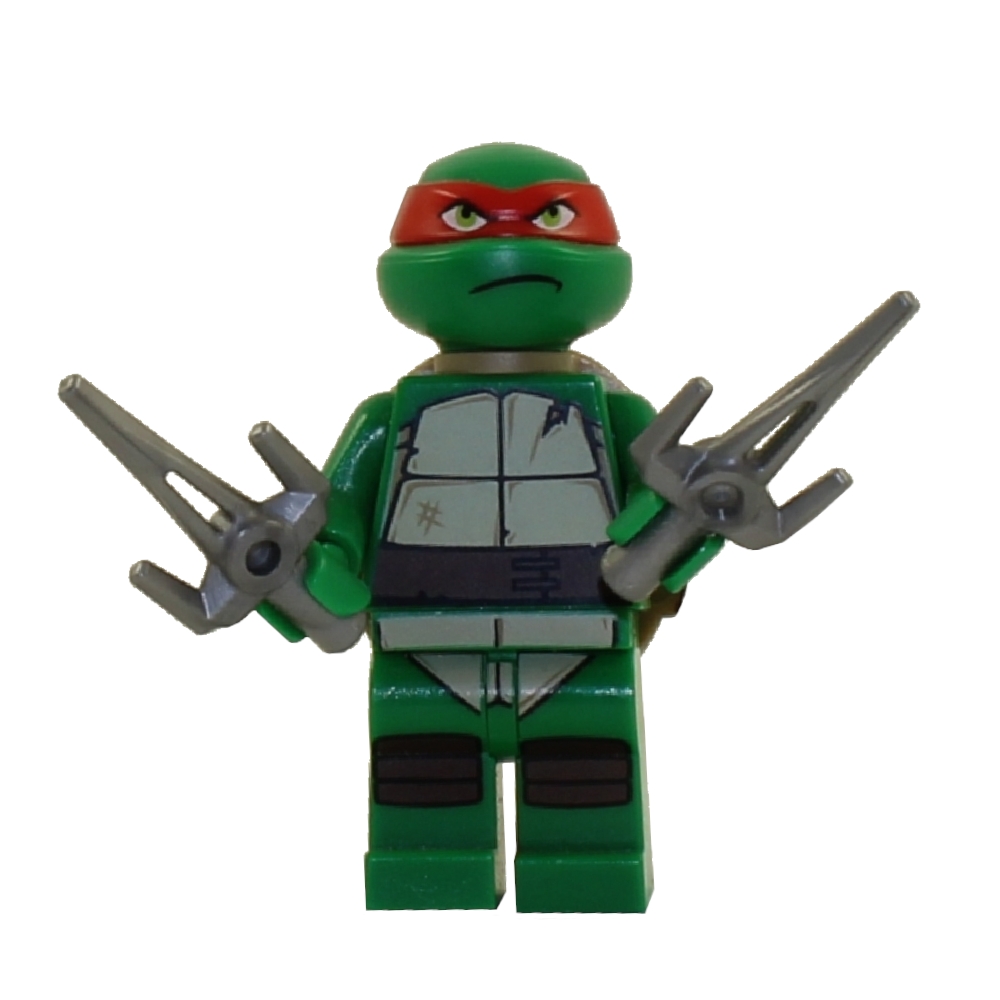 LEGO Minifigure - Teenage Mutant Ninja Turtles - RAPHAEL with Dual Sai ...