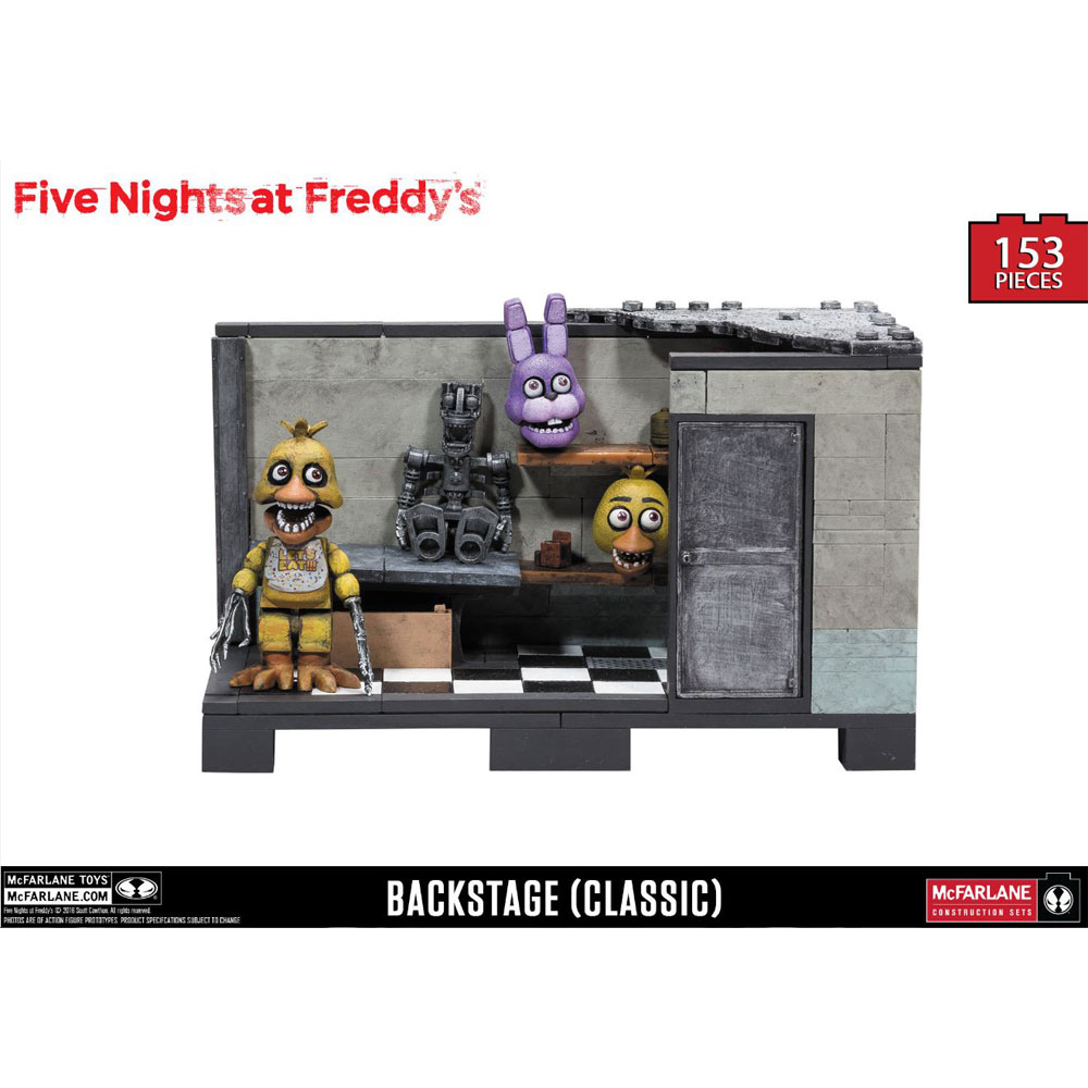McFarlane Toys Building Medium Set - FNAF Classic Series 1 - BACKSTAGE ...