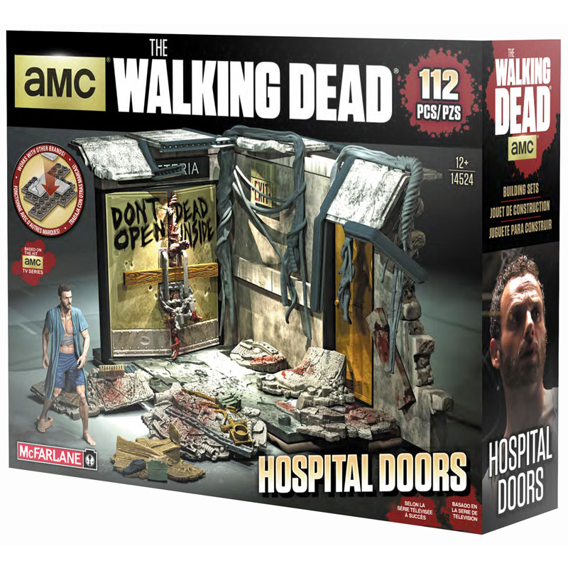 McFarlane Toys Building Sets - The Walking Dead - HOSPITAL DOORS (112 ...