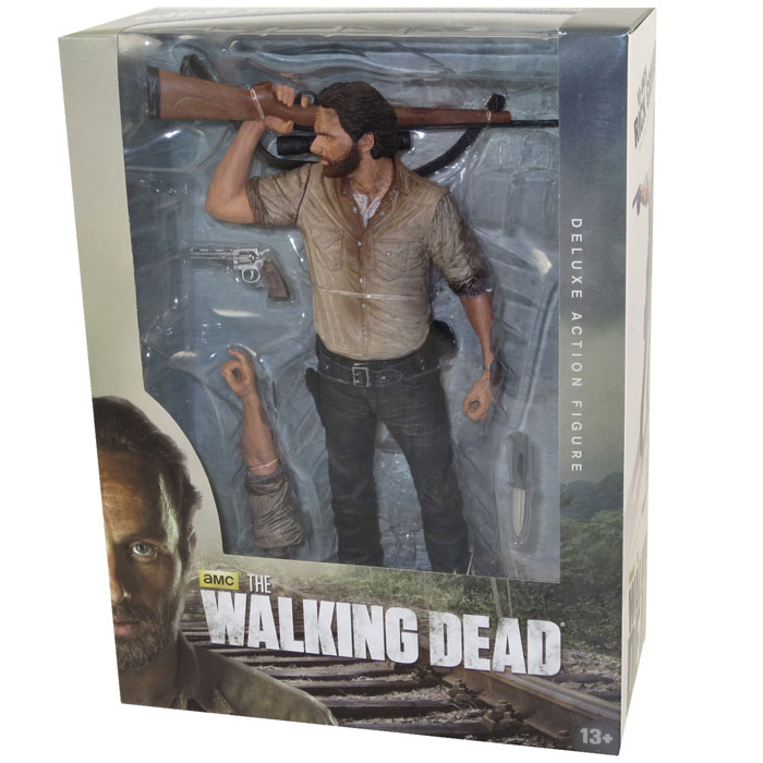 McFarlane Toys - The Walking Dead Deluxe Figure - RICK GRIMES (10-inch ...