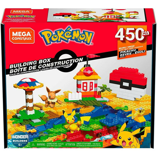 MEGA Construx - Pokemon Buildable Figure Set - BUILDING BOX (Pikachu ...