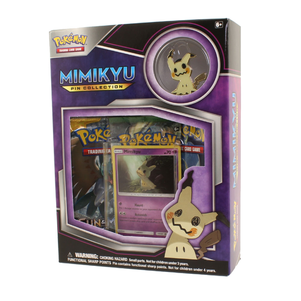 Pokemon Cards - Mythical Pokemon Collection - MIMIKYU (3 Packs, 1 Foil ...