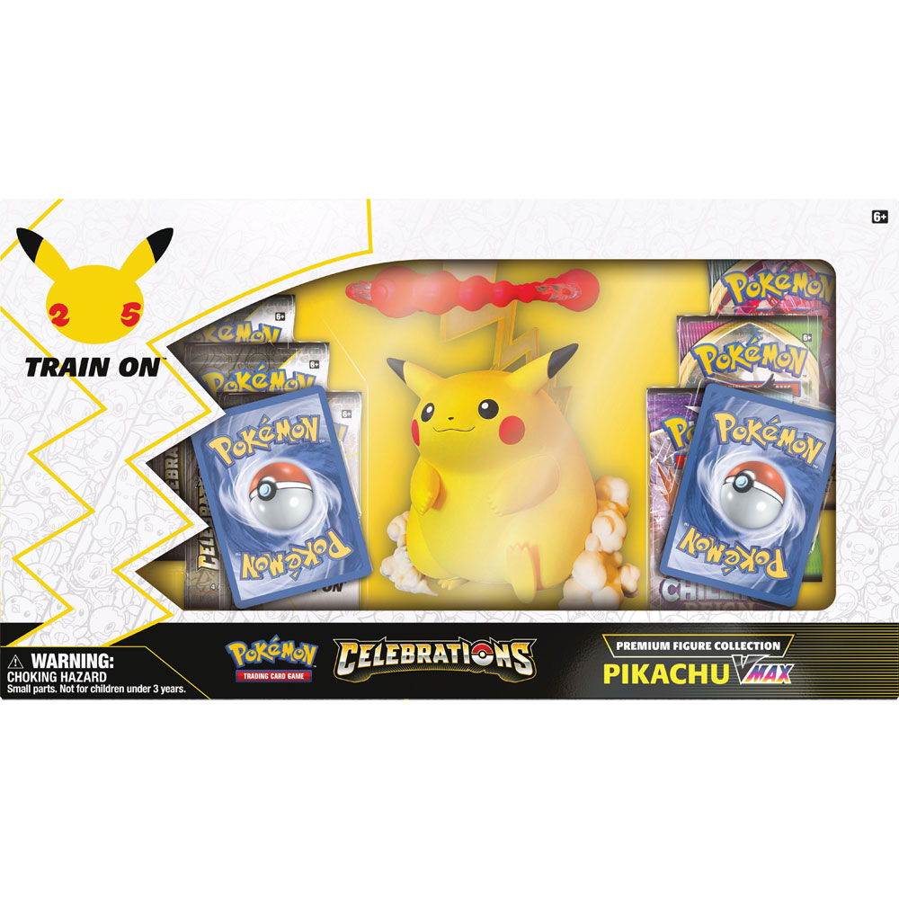 Pokemon Cards CELEBRATIONS - PIKACHU VMAX PREMIUM FIGURE COLLECTION (2 ...