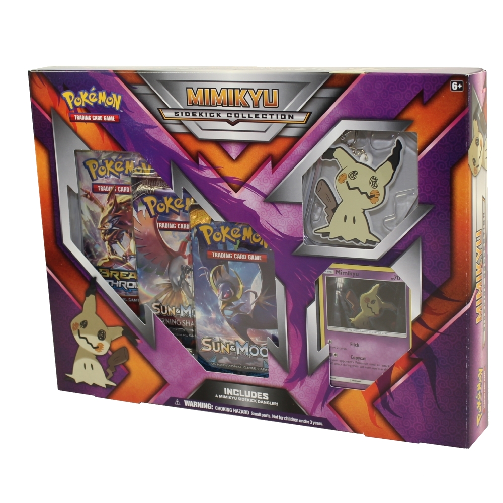 Pokemon Cards - Sidekick Collection - MIMIKYU (3 Packs, 1 Dangler & 1 ...