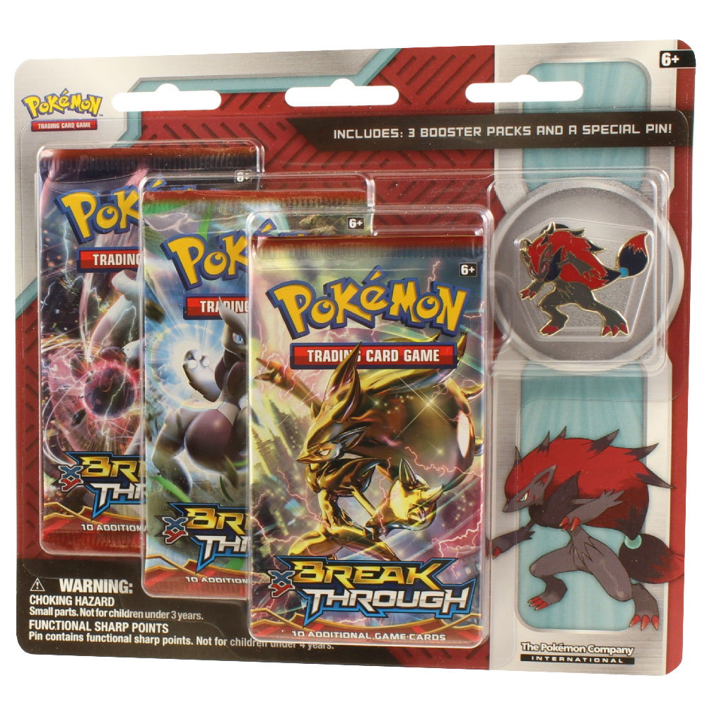 Pokemon Cards - Collector's Pin Set - ZOROARK (3 Packs & 1 Pin) (New ...