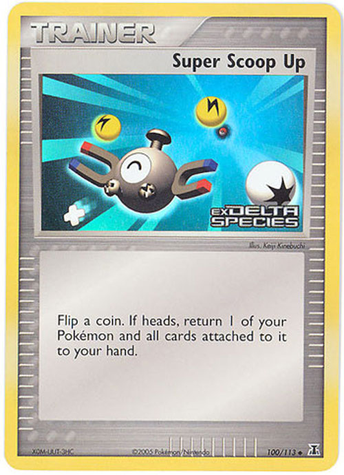 Pokemon Card - Delta Species 100/113 - SUPER SCOOP UP (reverse holo ...