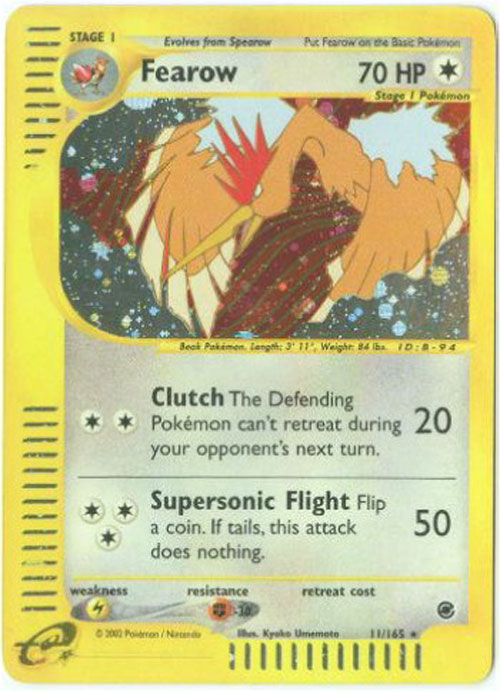 Fearow Pokemon Card