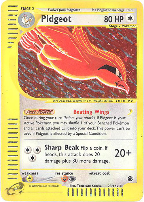 Pidgeot Card Holo