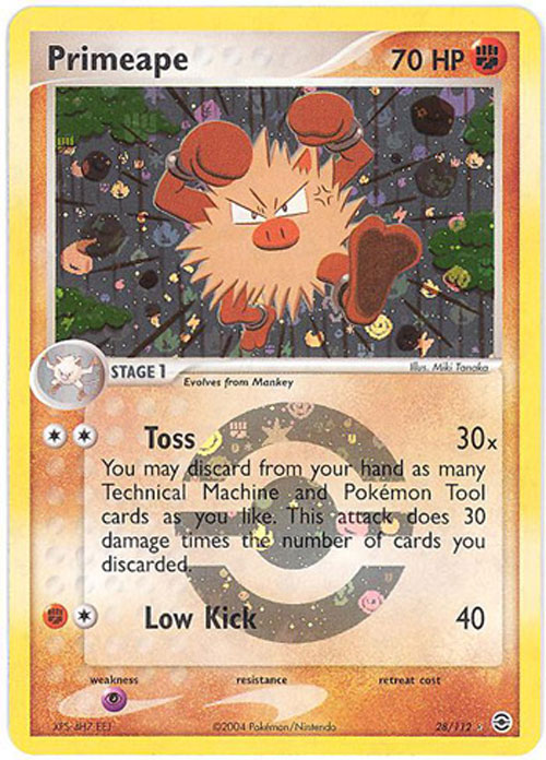 Pokemon Card - Fire Red & Leaf Green 28/112 - PRIMEAPE (rare) (Mint ...