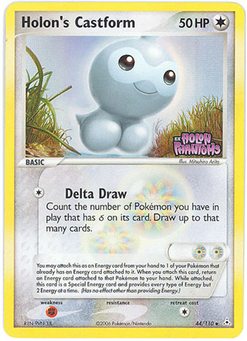 Pokemon Card - Holon Phantoms 44/110 - HOLON'S CASTFORM (reverse holo ...