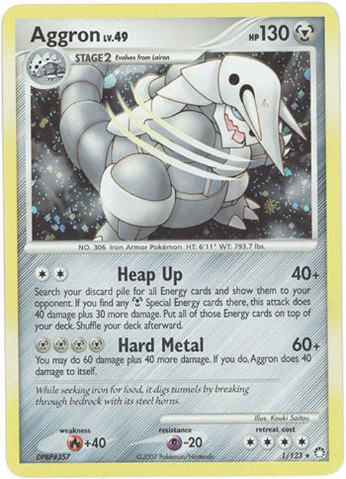Pokemon Aggron Card