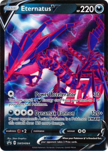 Pokemon Card - S&S Promo SWSH064 - ETERNATUS V (Mint): Sell2BBNovelties ...