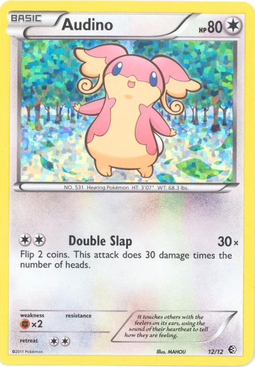 Pokemon Card - McDonald's Promo #12 - AUDINO (holo-foil) (Mint ...
