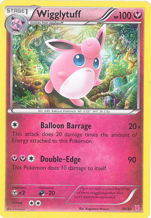 Pokemon Card Trainer Kit Promo #30/30 - WIGGLYTUFF (holo-foil ...