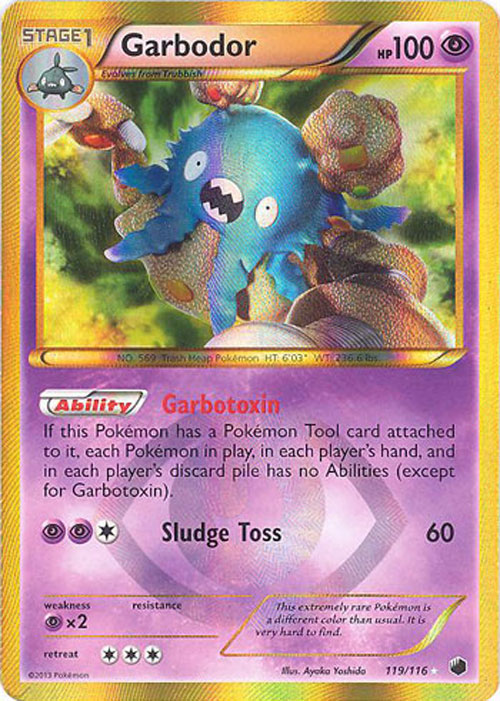 Garbodor Ex Card