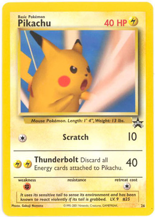Pokemon Card - Black Star Promo #26 - PIKACHU (SNAP): Sell2BBNovelties ...