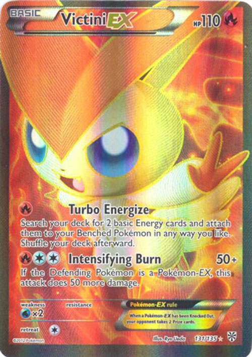 Pokemon Victini Card Ex