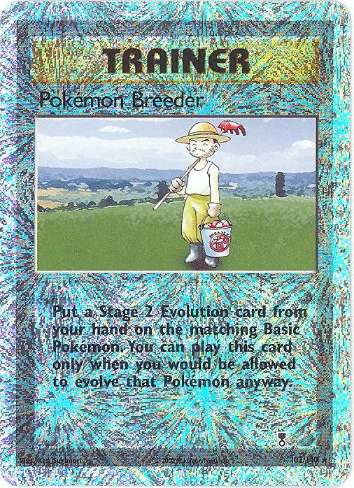 Pokemon Card - Legendary Collection 102/110 - POKEMON BREEDER (reverse ...
