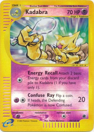 Kadabra Pokemon Card