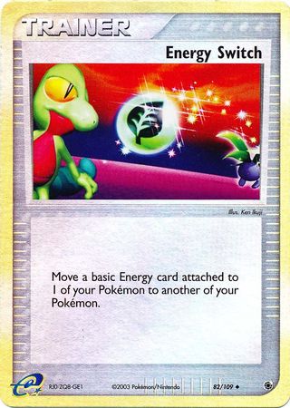 Pokemon Card - Ruby & Sapphire 82/109 - ENERGY SWITCH (reverse holo ...
