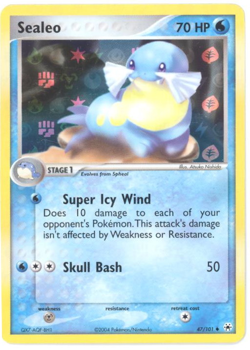 Pokemon Card - Hidden Legends 47/101 - SEALEO (reverse holo) (Mint ...