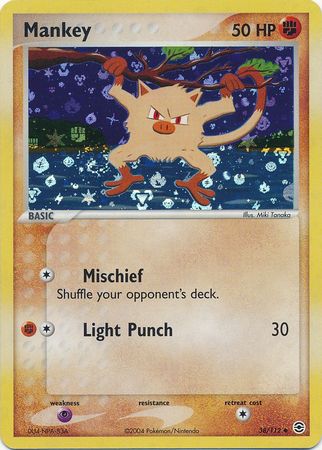 Mankey Pokemon Card
