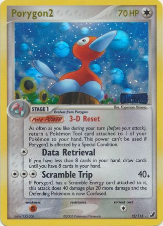 Pokemon Card - Unseen Forces 12/115 - PORYGON2 (reverse holo) (Mint): Sell2BBNovelties.com: Sell ...