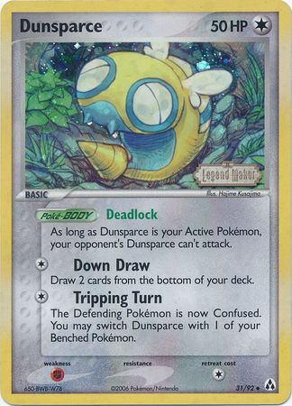Pokemon Dunsparce Card