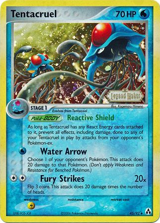 Pokemon Tentacruel Card