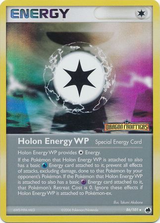 Pokemon Card - Dragon Frontiers 86/101 - HOLON ENERGY WP (reverse holo ...