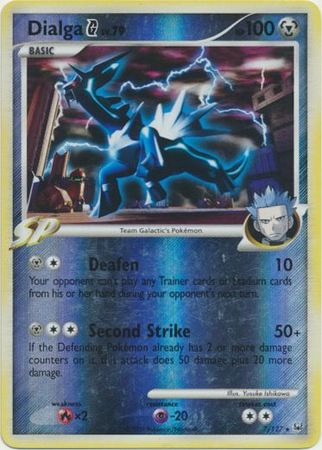 Pokemon Card - Platinum 7/127 - DIALGA G (reverse holo) (Mint ...