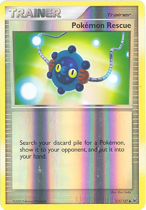 Pokemon Card - Platinum 115/127 - POKEMON RESCUE (reverse holo) (Mint ...