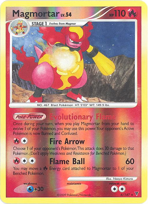 Magmortar Ex Card