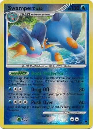 Pokemon Swampert Card