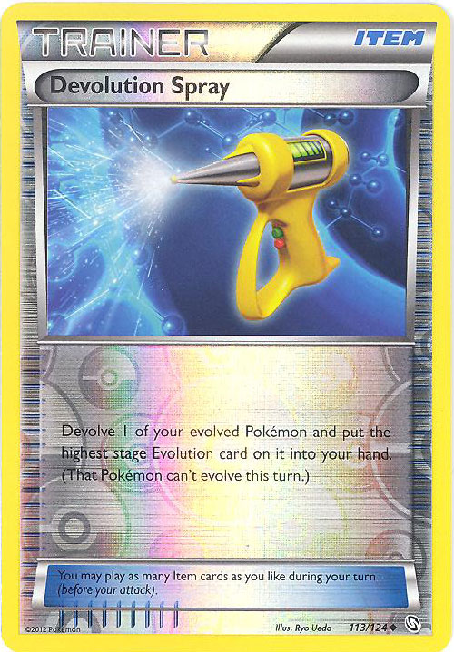 Pokemon Card - Dragons Exalted 113/124 - DEVOLUTION SPRAY (reverse holo ...