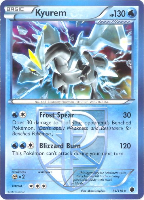 Kyurem Card Plasma
