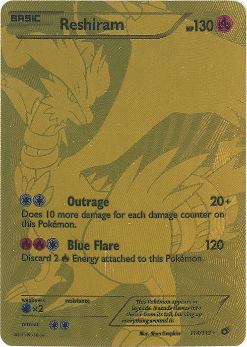 Reshiram Full Art Card