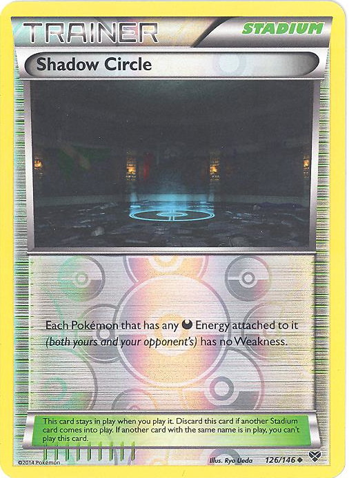 Pokemon Card - XY 126/146 - SHADOW CIRCLE (reverse holo) (Mint ...