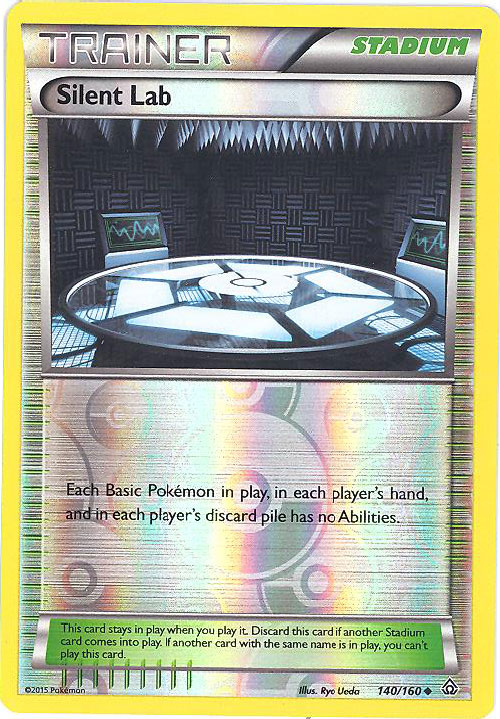 Pokemon Card - XY: Primal Clash 140/160 - SILENT LAB (reverse holo ...