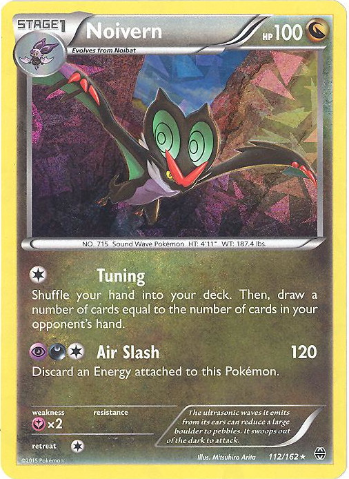 Pokemon Card - XY: BREAKthrough 112/162 - NOIVERN (SHATTERED holo-foil ...