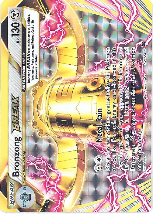 Pokemon Card - XY: Fates Collide 62/124 - BRONZONG BREAK (holo-foil ...