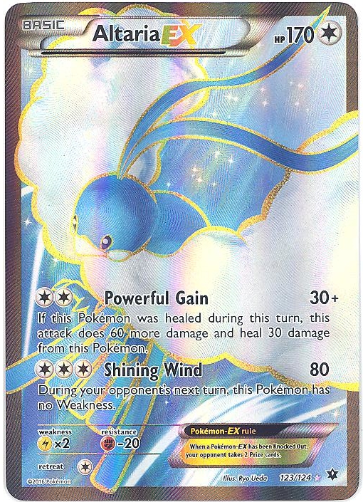 Pokemon Card - XY: Fates Collide 123/124 - ALTARIA EX (full art holo ...