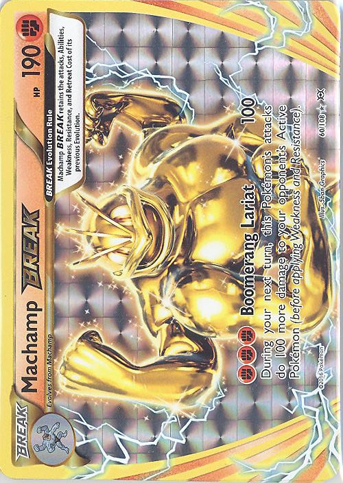 Pokemon Card - XY: Evolutions 60/108 - MACHAMP BREAK (holo-foil) (Mint ...