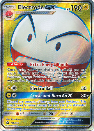 Pokemon Card - S&M: Celestial Storm 155/168 - ELECTRODE GX (full art ...