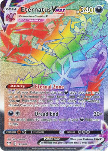 Pokemon Card - S&S: Darkness Ablaze 192/189 - ETERNATUS VMAX (secret ...