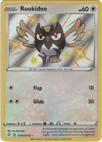 Pokemon Card - Shining Fates SV101/SV122 - ROOKIDEE (shiny holo rare ...