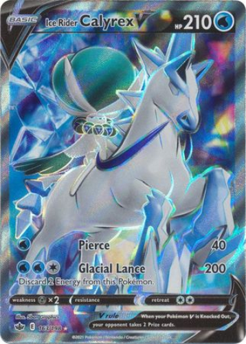 Pokemon Card - Chilling Reign 163/198 - ICE RIDER CALYREX V (Full Art ...